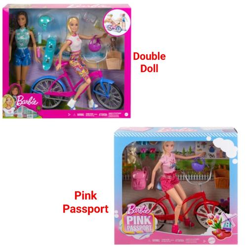 Promo Boneka Barbie The Movie Doll Sepeda Outdoor with Two Doll & Puppy - Double Doll - Kab ...