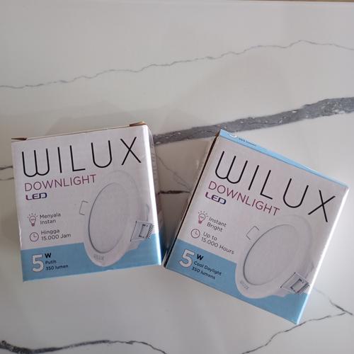 Jual Lampu LED Downlight Wilux - 5watt - 6500k putih - Kab. Lamongan ...