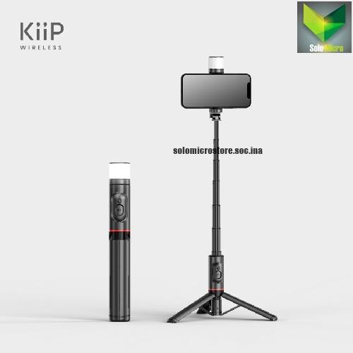 Jual KIIP Mini Selfi Stick Tripod Tongsis Bluetooth Fill Light ...