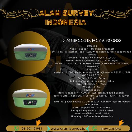 Jual GPS GEODETIK FOIF A 90 GNSS - Jakarta Barat - ALAM SURVEY ...