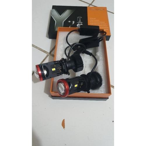 Jual LAMPU LED MINI PROJECTOR PROJIE H4 Y7D SUPER BRIGHT MOBIL MOTOR ...