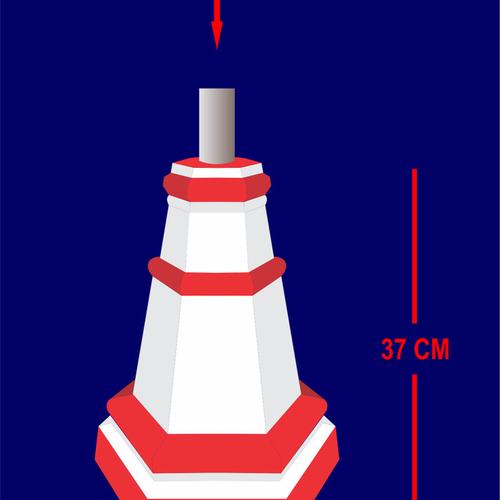 Jual umpak tiang bendera cor beton - Kab. Bantul - Cetakan Pot | Tokopedia