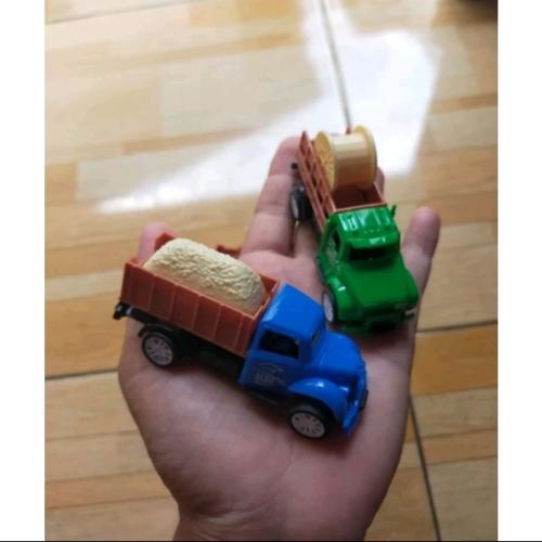Jual Mainan anak diecast mobil truk dump muatan mini murah harga satuan ...