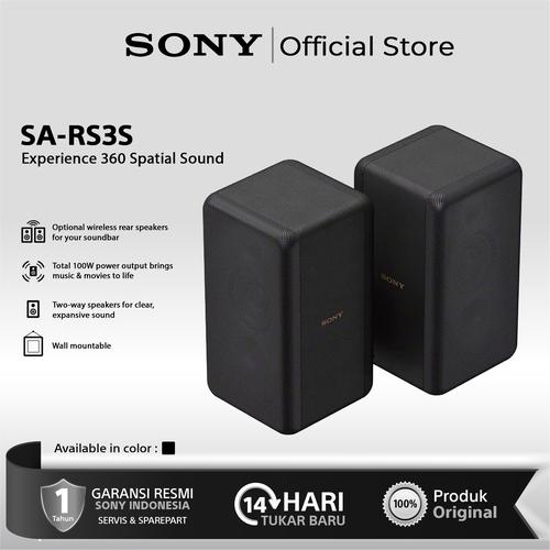 Promo Sony SA RS3S SA-RS3S 100W Additional Wireless Rear Speakers Cicil 0% 3x - Jakarta Selatan ...