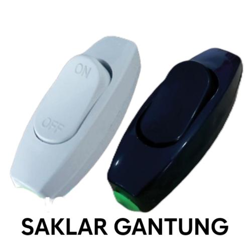 Jual Saklar Gantung Switch Tombol Saklar On Off Hitam Putih - Putih ...