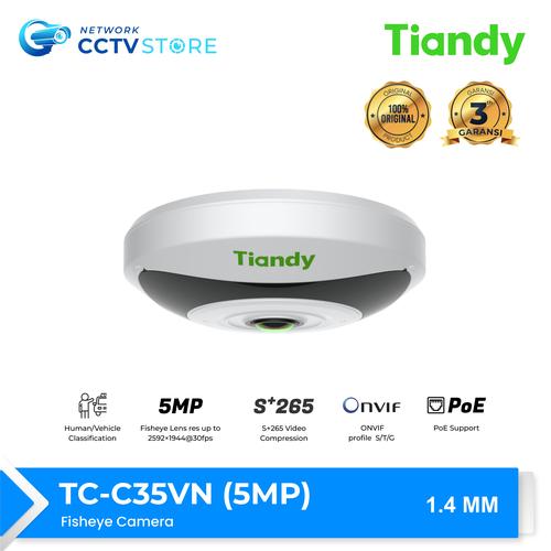 Jual TIANDY TC-C35VN 5MP Fisheye Camera - Jakarta Barat - Network CCTV ...