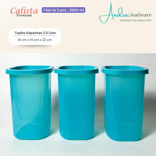 Jual Calista ANDINI TOSCA Set Isi 3 PCS Food Contaner Toples Kotak ...