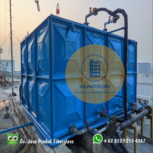 Jual Roof Tank/Tangki Air Panel FRP 24m3/24000 Lt/Toren air Kotak ...