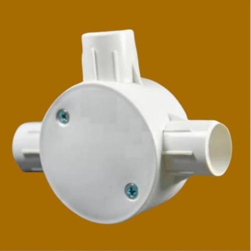 Jual T Dus Listrik Cabang 3 Tee Dus TDus Putih 20mm 20 mm T Dos TDos ...