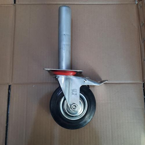 Jual Roda scaffolding 5" inch karet satuan roda perancah steger eateger ...