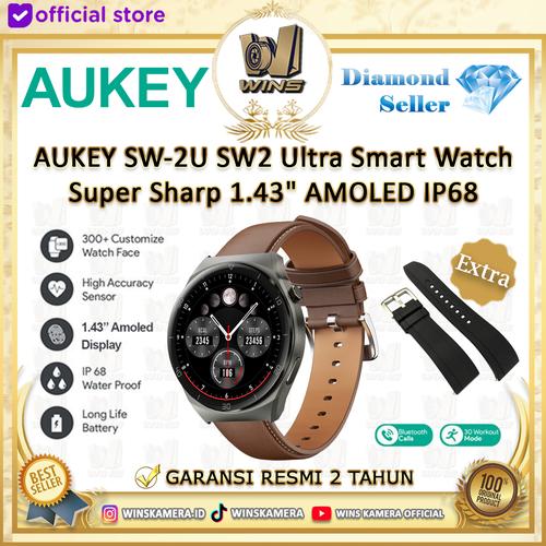 Promo AUKEY SW2 Ultra SW 2U Smart Watch Super Sharp 1.43" AMOLED IP68 Cicil 0% 3x - Jakarta ...