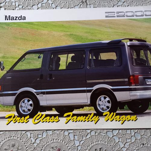 Jual Poster brosur katalog leaflet jadul lawas Mazda E2000 E 2000 1996 ...