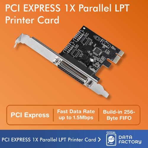Jual PCI EXPRESS 1X Parallel LPT Printer I/O DB-25 F Card Port LPT DB ...