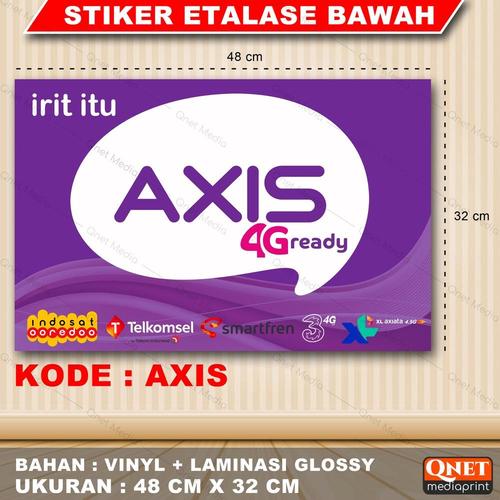 Jual DESAIN + CETAK STIKER VINYL UKURAN 30CM X 46CM + LAMINASI GLOSSY ...