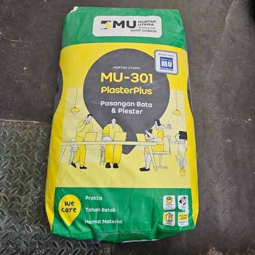 Jual SEMEN MU301 PLASTER PLUS 40KG PLESTERAN DAN PASANG BATA MORTAR ...