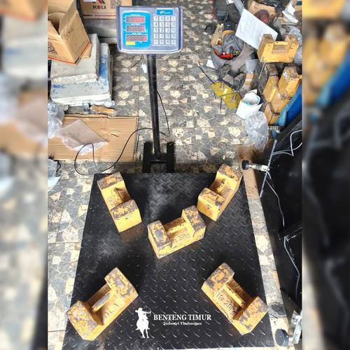 Jual timbangan lantai digital floor scale merk daijin kapasitas 1ton ...
