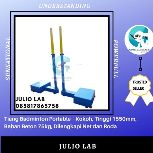Jual Tiang Badminton Portable - Kokoh, Tinggi 1550mm, Beban Beton 75kg ...