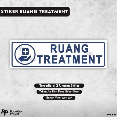 Jual Stiker Ruang Treatment / Ruang Perawatan / Stiker Klinik / Stiker ...