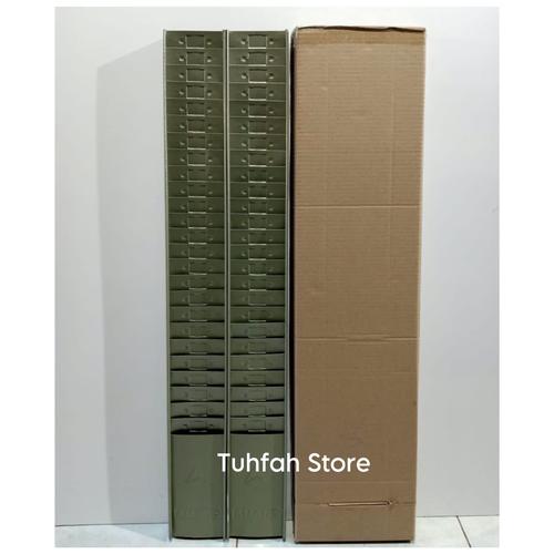 Jual Rak Kartu Absensi Isi 50 Besi Rak Absen Ceklok Karyawan - Kota ...