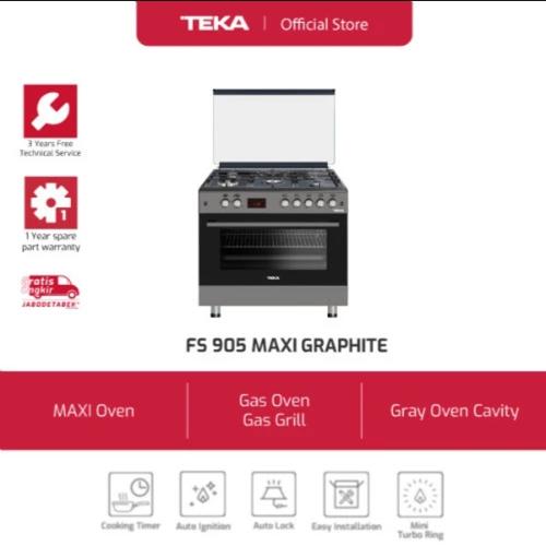 Jual Teka Freestanding Cooker FS 905 Maxi Graphite 90cm Full Oven ...