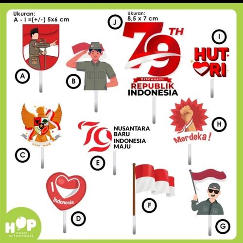 Jual Topper 17 Agustus tumpeng satuan - J - Kab. Bandung - OUR DECO ...