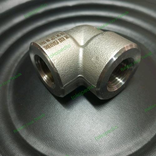 Jual Elbow Besi Class 3000 1"inch - Knee Carbon steel Drat NPT ...