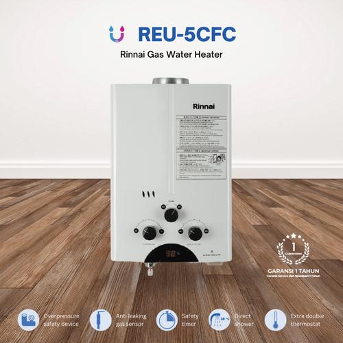 Jual RINNAI GAS WATER HEATER/PEMANAS AIR GAS RINNAI REU 5 CFC - Jakarta Timur - water heater ...