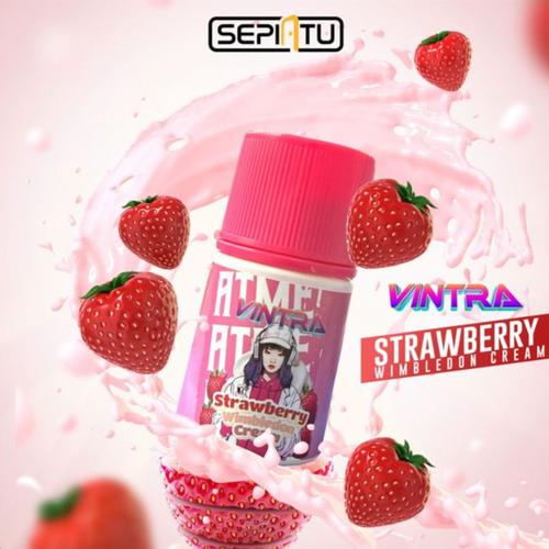 Jual Vintra Strawberry Wimbledon Cream 60ML by Sepintu / Liquid Vintra ...