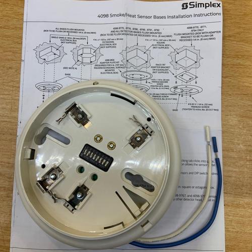 Jual Addressable Base Smoke/ Heat Detector Simplex 4098-9789 - Jakarta ...