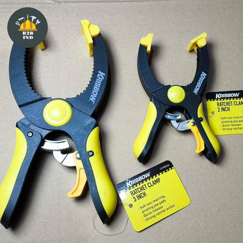 Jual clamp ratchet krisbow 2 inch kleman catok gunting krisbow 5cm ...