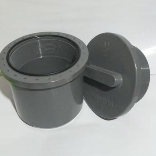 Jual CO clean out PVC cap dop tutup drat RUCIKA AW 6" 6 inch in septic ...