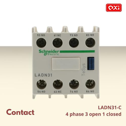 Jual Contactor Schneider LADN31-C 4 fase 3 terbuka dan 1 tertutup - Kab ...