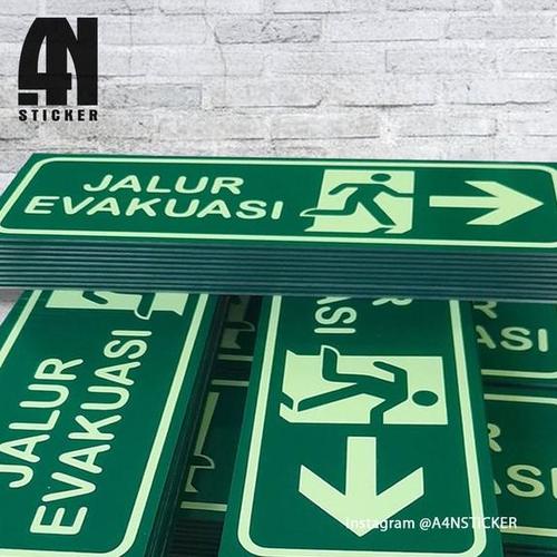 Jual Rambu Jalur Evakuasi dan Exit - Jakarta Selatan - yonga | Tokopedia