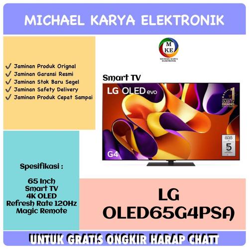 Jual TV LG OLED65G4PSA 65 Inch Smart TV LG 4K OLED evo G4 65 Inci [NEW 2024] - Kab. Bogor ...