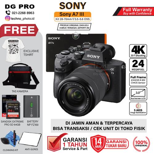 Jual Sony A7III Sony Alpha A7 III kit FE 28-70mm f3.5-5.6 OSS Mark 3 ...
