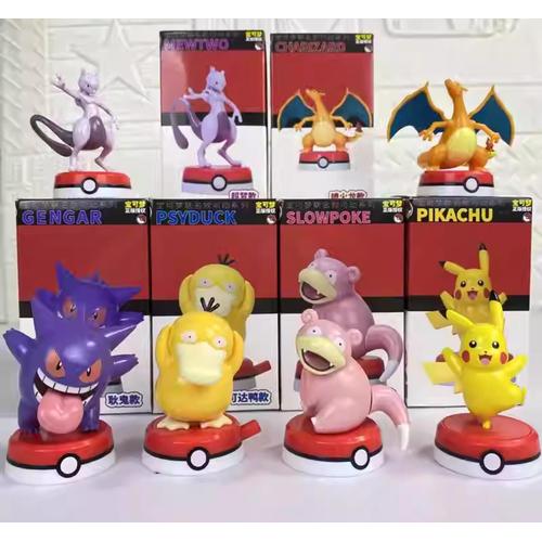 Jual Pokemon Moveable Series Figure Pikachu Gengar Charizard Slowpoke ...