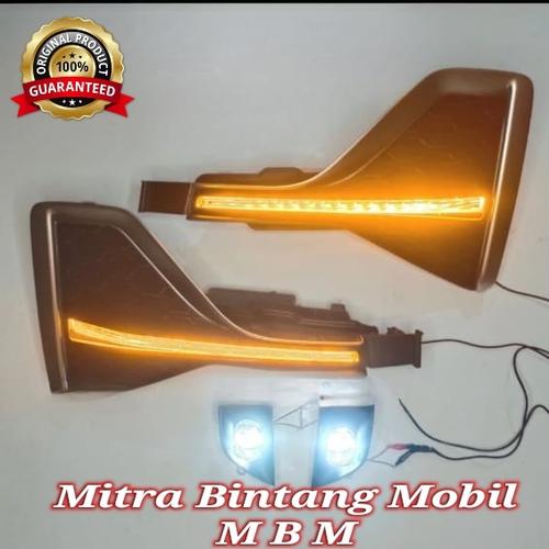 Jual Cover DRL + Lampu Sein DRL Toyota Innova Zenix Type Q Modellista ...
