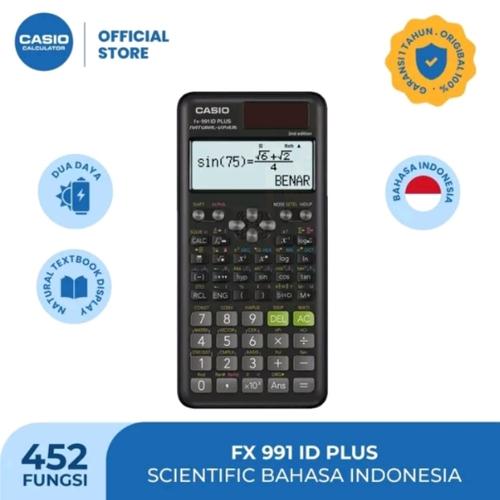 Jual alat berhitung kalkulator Casio FX-991ID plus calculator praktis ...