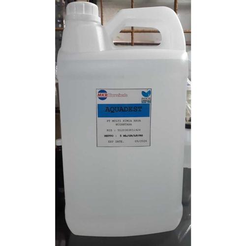 Jual AQUADEST - 5 LT 5 liter, Air destilasi laboratorium, medis, atau ...