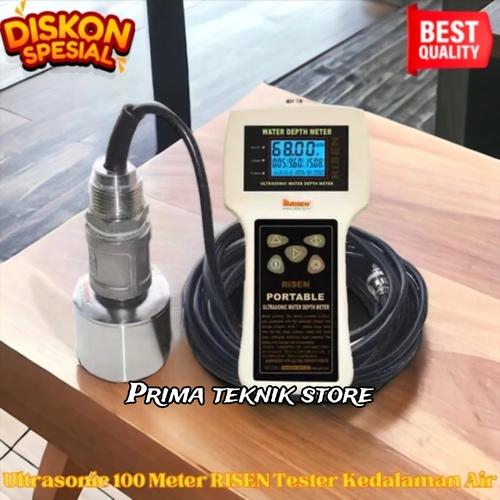 Jual Water Depth Meter Ultrasonic 100 Meter RISEN Tester Kedalaman Air ...