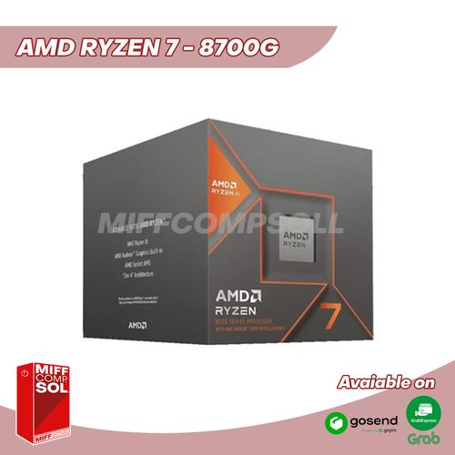 Jual AMD RYZEN 7 - 8700G Processor BOX AM5 Radeon 780M - Gaming Processor - Kota Bandung - MIFF ...
