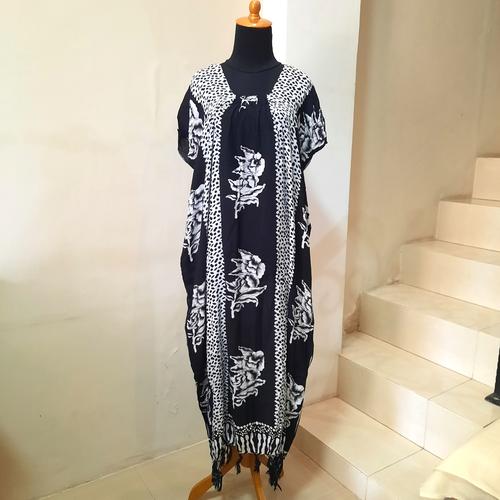 Jual Daster Panjang Bunga Hitam Putih All Size - Kota Tangerang Selatan ...
