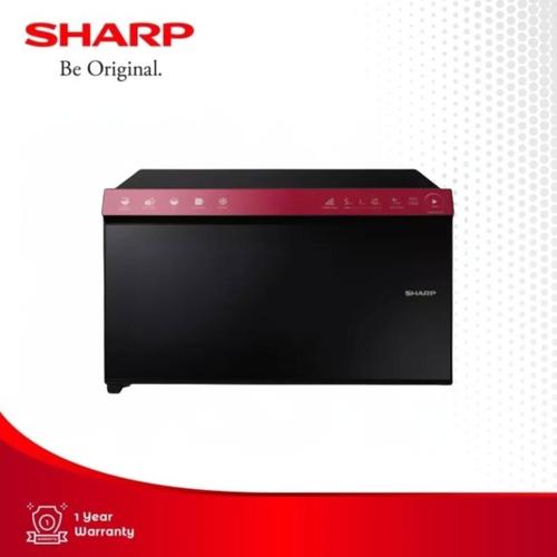 Promo Sharp Microwave Stylish Designed R-323DA-RT Black 23 Liter Cicil ...