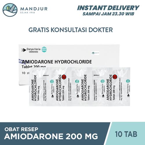 Jual Amiodarone Darya Varia 200 mg 10 Tablet - Jakarta Pusat ...