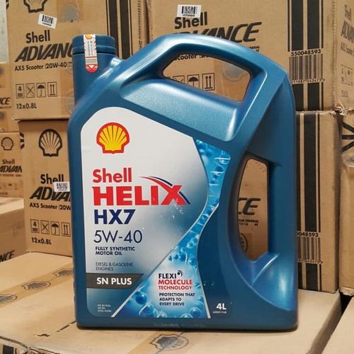 Jual Shell Helix HX7 5W-40 High-Performance Engine Oil Kemasan 1L dan ...