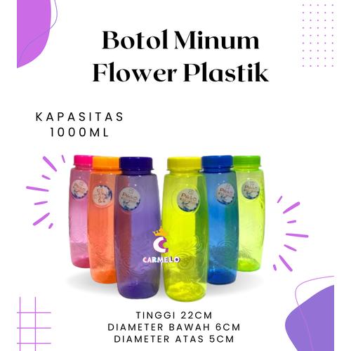 Jual Botol Minum Plastik 1L/Botol Rush/Botol Murah/Botol Motif Timbul ...