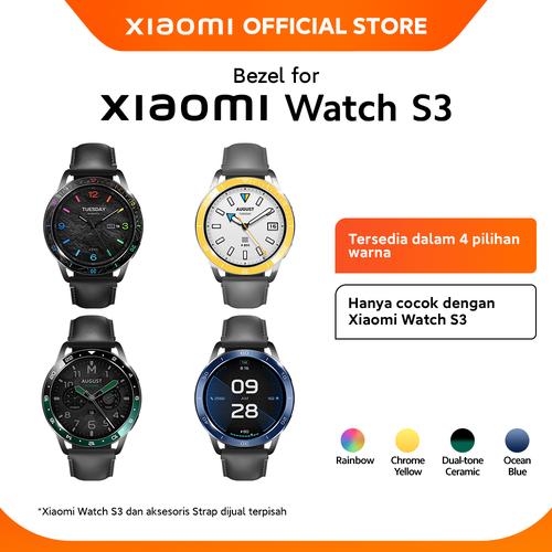 Jual Official Xiaomi Watch S3 Bezel - Chrome Yellow - Kab. Tangerang - Xiaomi Indonesia | Tokopedia
