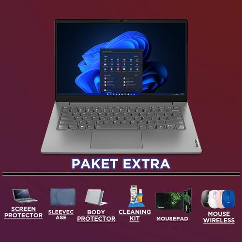 Promo Lenovo V14 G3 IAP Intel Core i3 1215U RAM 8GB SSD 512GB W11PRO 14" FHD 2YR - PAKET EXTRA ...