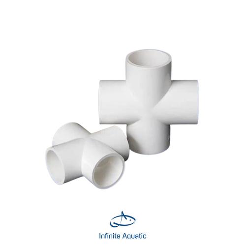 Jual Cross Tee /T 4 way Sambungan Pipa Tee Elbow Kaki 4 U-PVC - Kota ...