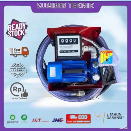 Jual Flow Meter BBM Pompa Bensin/Solar Explosion Proof AC 220V ...